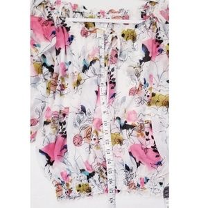 H&M | Tops | Hm Watercolor Floral Top | Poshmark